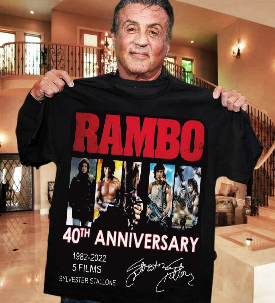 RAMBO 40th Anniversary 1982 2022 with 5 Film Sylvester Stallone ...