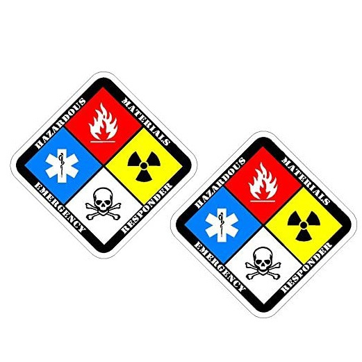 Hazmat Technician Decal Firefighter Haz Mat Hazardous Materials Vinyl ...