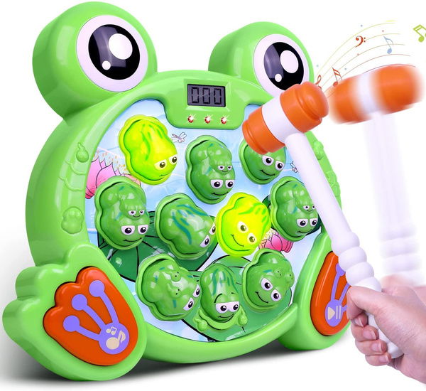 Electric Music Frog Whack-a-mole Electronic Toys Intelligence Toys ...