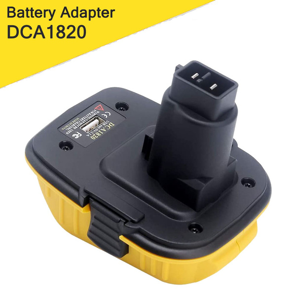 Replacement for Dewalt 18V to 20V Adapter DCA1820 with USB Port ...