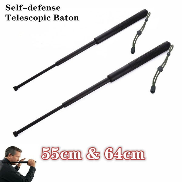 Self-defense Retractable Stick Three Section Collapsible Pole Glass ...