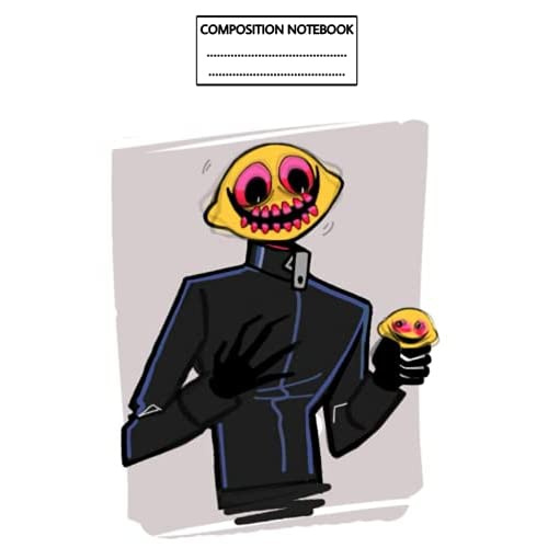 Lemon Demon Notebook Friday Night Funkin Wide Ruled 8 5 X 11