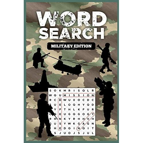 WORD SEARCH MILITARY EDITION: Armed Forces Word Search Puzzle Notebook ...