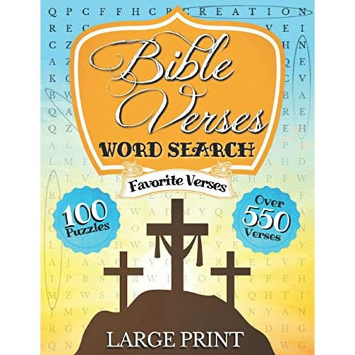 Word Search Bible Verses: Christian Word Search for Adults with 100 ...