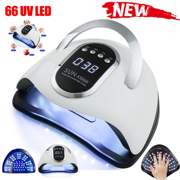 SUN X10 MAX 66 UV LED Nail Dryer Machine 600W High PowerPortable Home ...