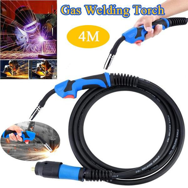 MIG Gas Shielded Welding Torch MB15AK Euro Standard Fitting Connector ...
