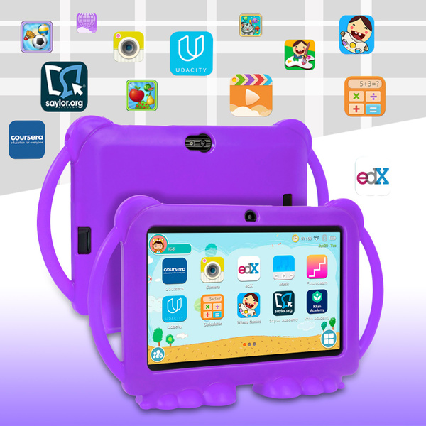 Upgrade 7-Inch HD Screen Android 12.0 Children Cute Tablets 32GB Rom ...