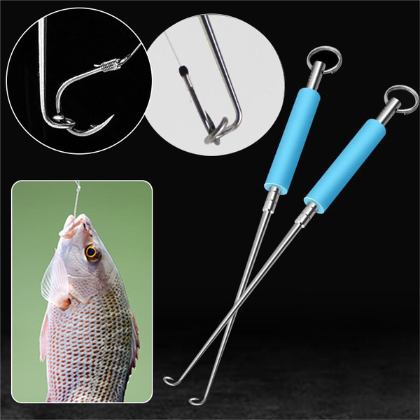 Stainless Steel Easy Fish Hook Remover Safety Fishing Hook Extractor ... Stainless Steel Easy Fish Hook Remover Safety Fishing Hook Extractor ...