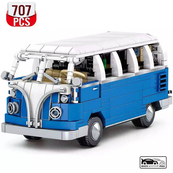 NEW Building Blocks Model Cars Bus Camper Model Bricks For Children ...