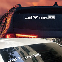 Car sticker rear windshield front windshield decorative sticker mobile ...