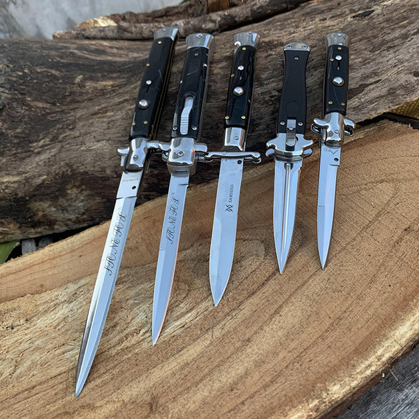 AKC Switch blade knife spring assisted automatic knives Flick Knife ...