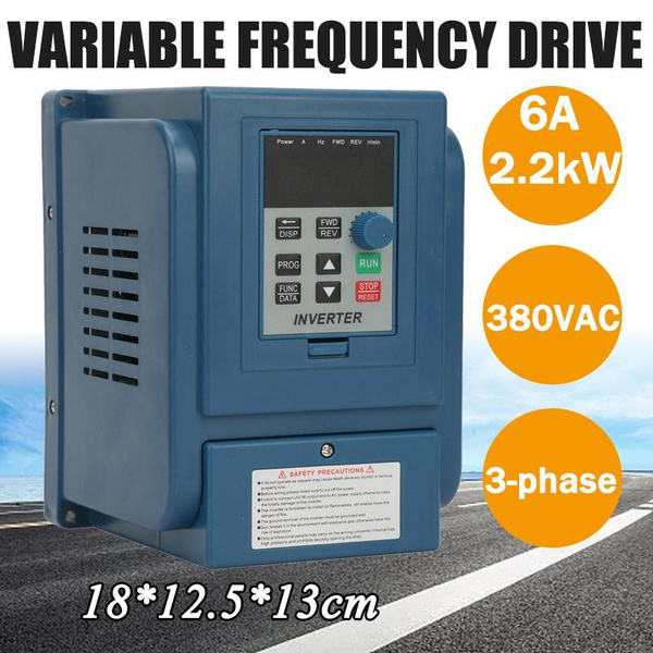 Variable Frequency Drive, 380VAC 6A Variable Frequency Drive VFD Speed ...