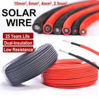 Solar Panel Wire Cable - 10AWG 12AWG 14AWG - 5/10 Meters | Wish
