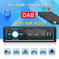 NEW DAB + Digital Car Radio 1 DIN Car Radio Dual USB 12V BT Car Radio ...