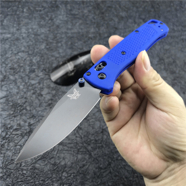 new BENCHMADE BM 535 Bugout Folding Knife 3.24 "S30V Satin Plain black ...