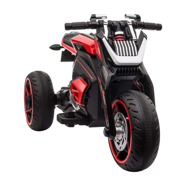 TOBBI 12 Volt 3 Wheeled Ride On Motorcycle for Ages 3 and Up, Red (Open ...