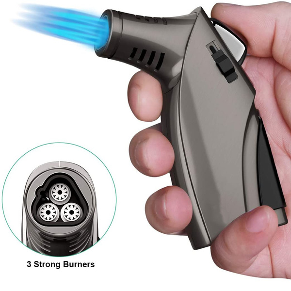 Torch Lighter, Cigar Lighter, Tubular Lighter, Triple Jet Flame ...