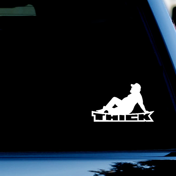 Thick Guy Man Trucker Mudflap Man Funny Vinyl Decal Sticker for Car ...