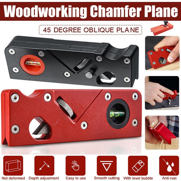 2 Types Woodworking Edge Corner Plane 45 Degree Adjustable Spoke Shave ...