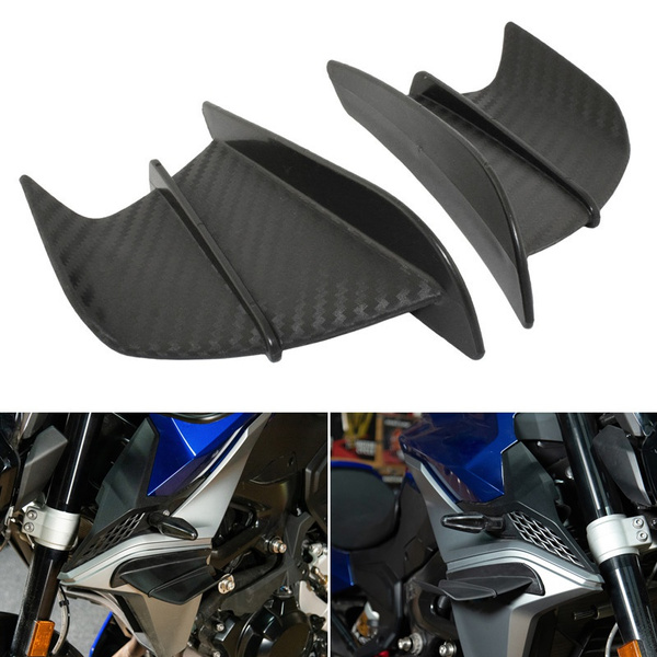 Motorbike Universal Winglet Shark fin Aerodynamic Wing Kit Motorcycle ...