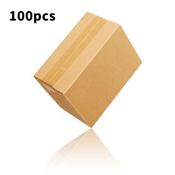 100Pcs Express Carton Packaging Cardboard Box Corrugated Paper Box for ...