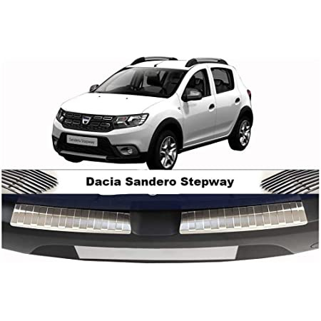 Fit For DACIA SANDERO STEPWAY 2012-2018 Chrome Rear Bumper Protector ...