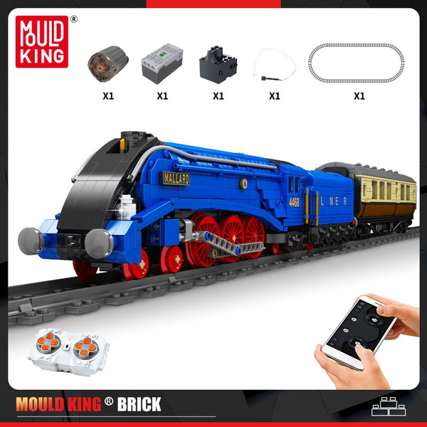 Mould King A4 Pacific Mallard Track Train Building Blocks Kits Remote ...