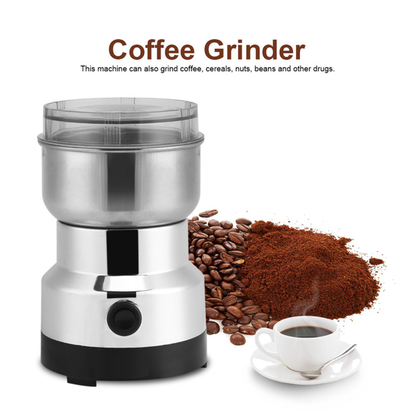 Dual Blade Electric Coffee Grinder Grinding Milling Bean Nut Spice ...