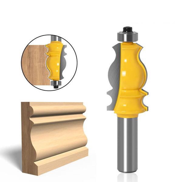 1PC Architectural Cemented Carbide Molding Router Bit Trimming Wood ...