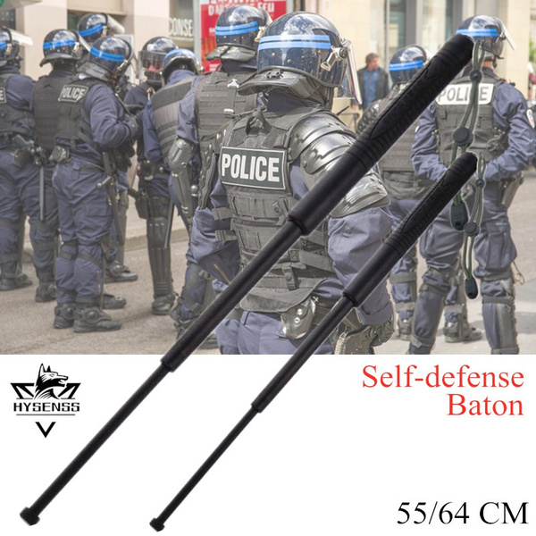 Self-defense Retractable Stick Three Section Collapsible Pole Glass ...