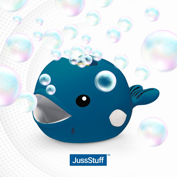 JussStuff Whale Bubble Machine Automatic Bubble Blower with 100 ML ...