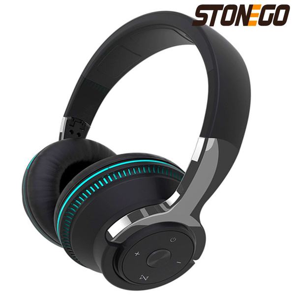 STONEGO Foldable Fashion Bluetooth 5.1 Wireless Headset Stereo Headset ...