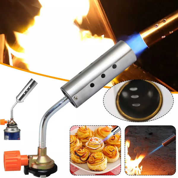 New Metal Gas Torch Butane Gas Welding Torch Baking Blow Torch Copper ...