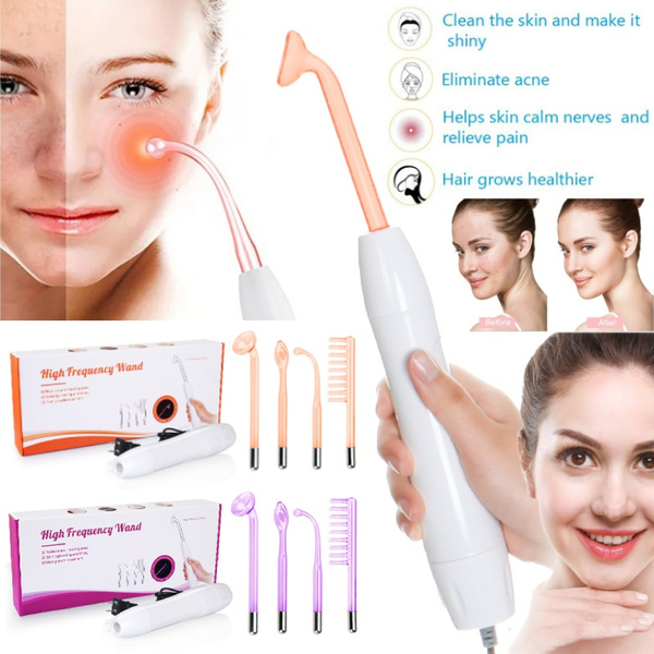 High Frequency Facial Machine Portable Beauty Infrared Device Glass ...