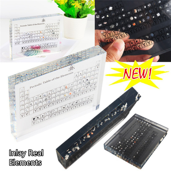 Periodic Table Display with Elements Inlay Acrylic Lab Students ...