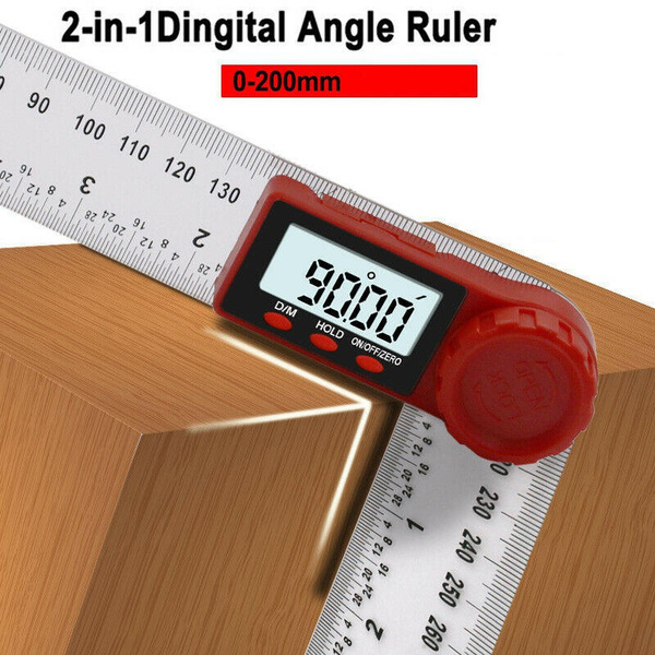 Portable Digital Angle Meter Inclinometer Digital Angle Ruler ...