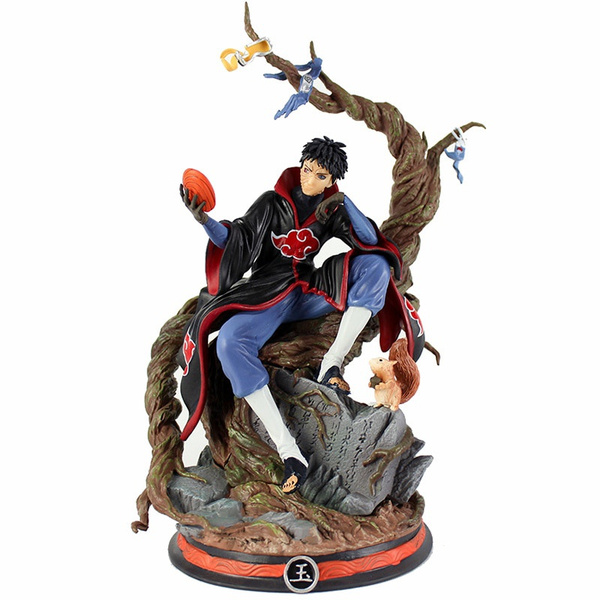 New Naruto Shippuden Anime Action Figures Uchiha Obito Model Figma 32CM ...