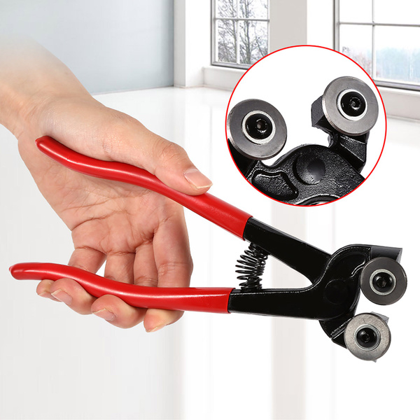 Glass Nippers, Cutting Wheel Heavy-duty Glass Wheeled Cutter Pliers ...