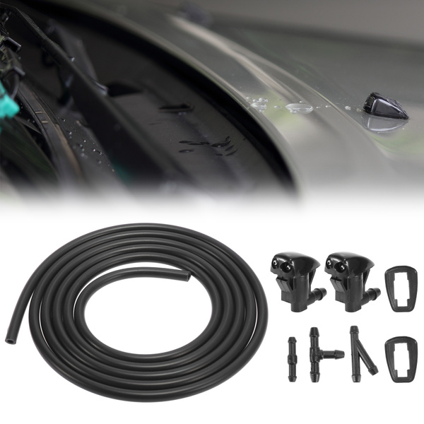 Front Windshield Washer Nozzles Kit with 2 Meters Windshield Washer ...