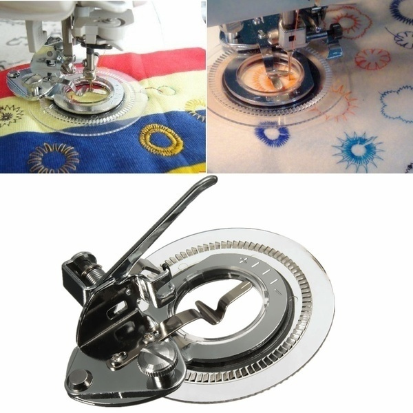 Universal Decorative Daisy Flower Stitch Sewing Machine Presser Foot ...