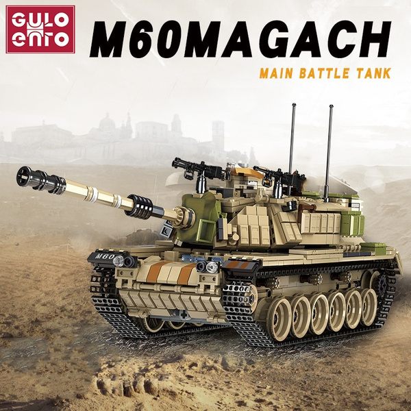 Military Series The M60 Magach Main Battle Tank Building Blocks Army ...