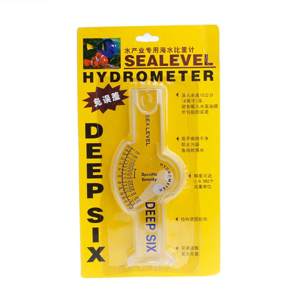 Seawater Hydrometer Seawater Salinity Meter for Aquariums Aquaculture ... Seawater Hydrometer Seawater Salinity Meter for Aquariums Aquaculture ...