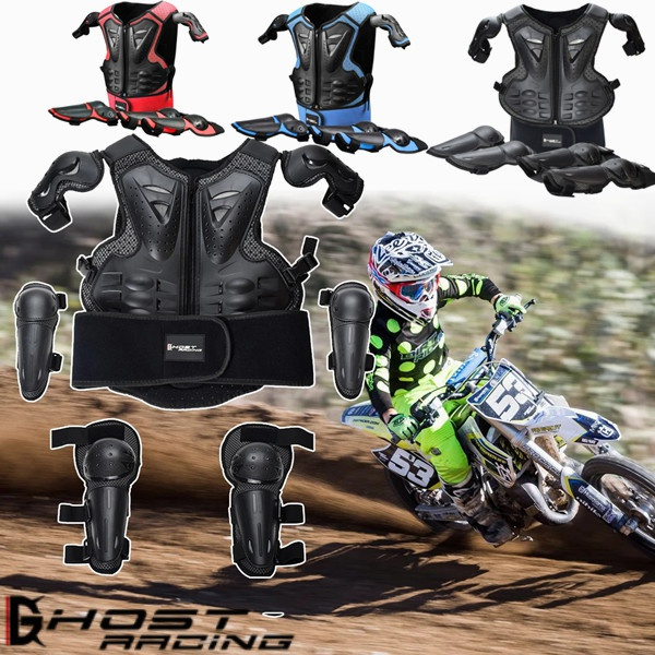 5-13Years Children Armor Hip Pad Protection Motorcycle Kids Suit ATV ...