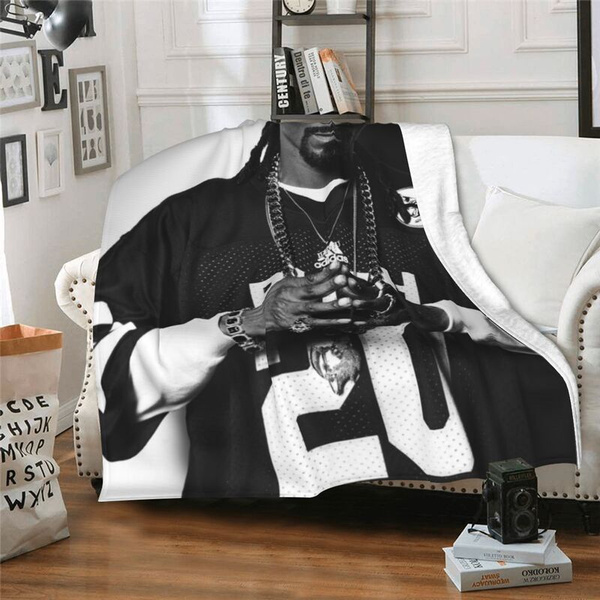 3D Printed Blanket,Snoop Dogg,rapper,hipphp,Rectangle Blanket Flannel ...