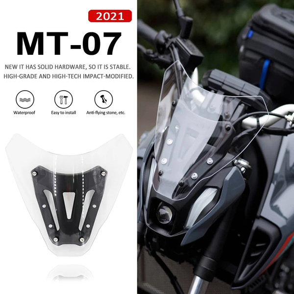 2021- For Yamaha MT-07 MT07 NEW Motorcycle Parts Windshield Windscreen ...