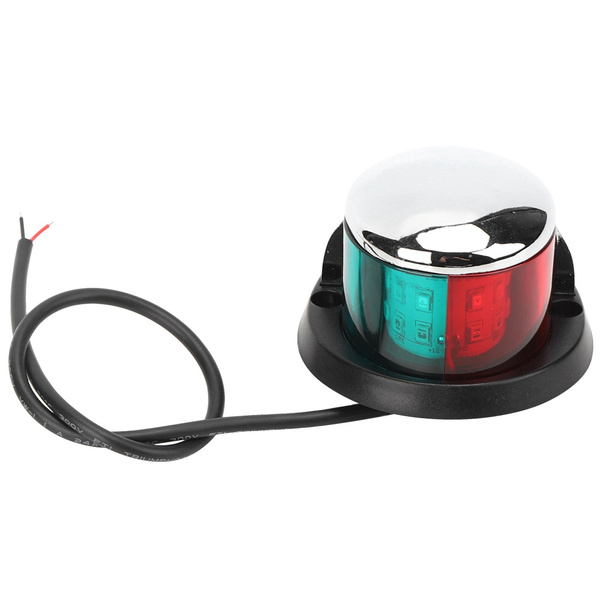 Yacht Indicator Light DC 12V Indicator Navigation LED Light, Red Green ...
