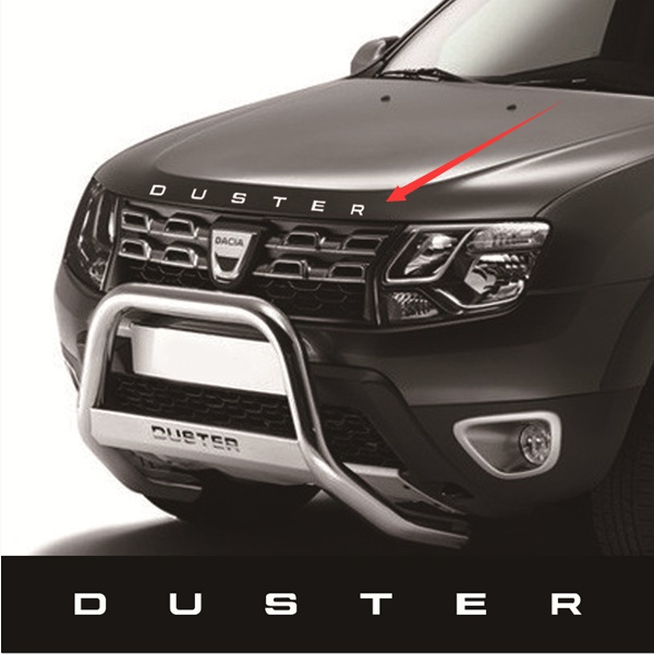 1 Set Car For RENAULT DACIA DUSTER Front Hood Cover Metal Auto Emblem ...