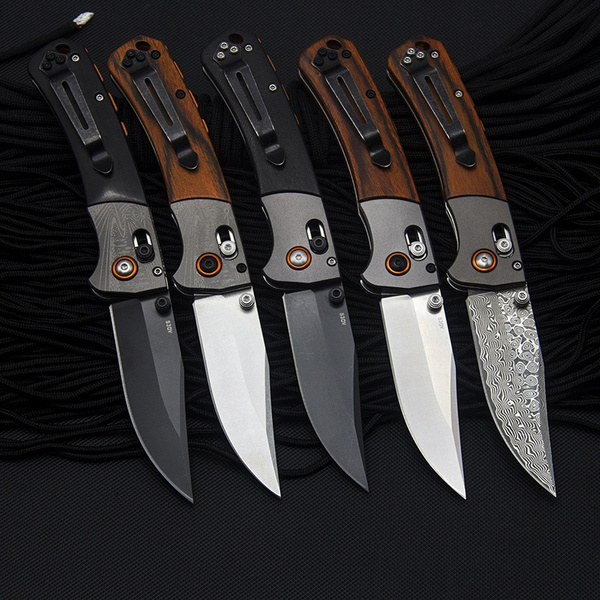 BM15080 Benchmade Pocket Knife S30V Blade Shaft Lock Folding Knife ...