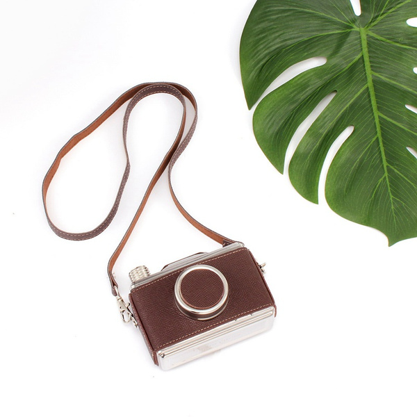 11 Oz Camera Flasks Stainless Steel Flasks With Funnel For Men Women ...