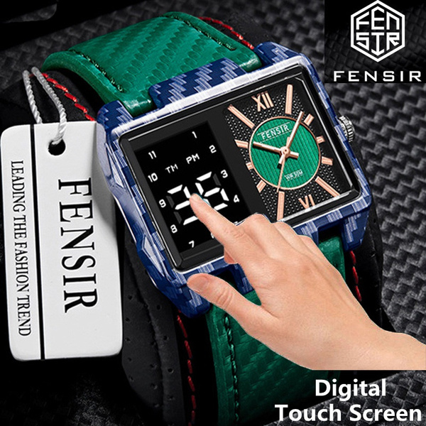 Sport Digital Touch Screen Watch Black Technology Fashion LED Men's ...